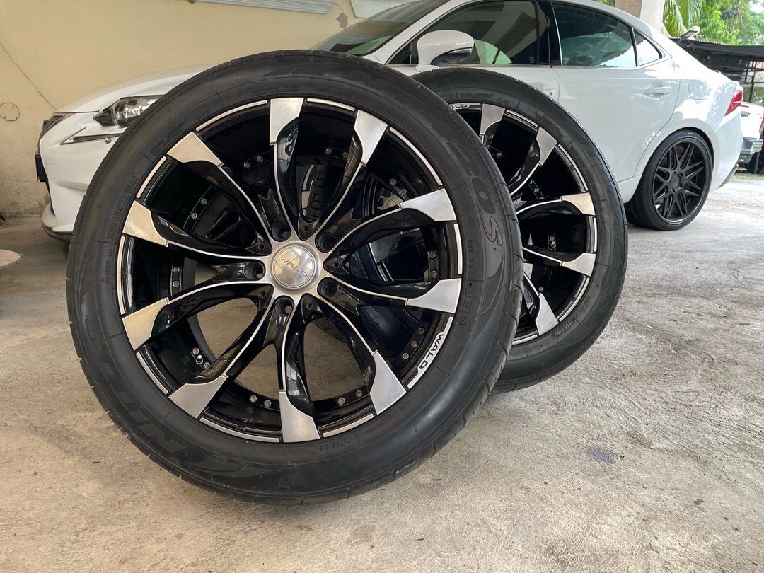 WALD Japan 22s nitto 420s LC200 LC100 LX570, Car Parts & Accessories ...