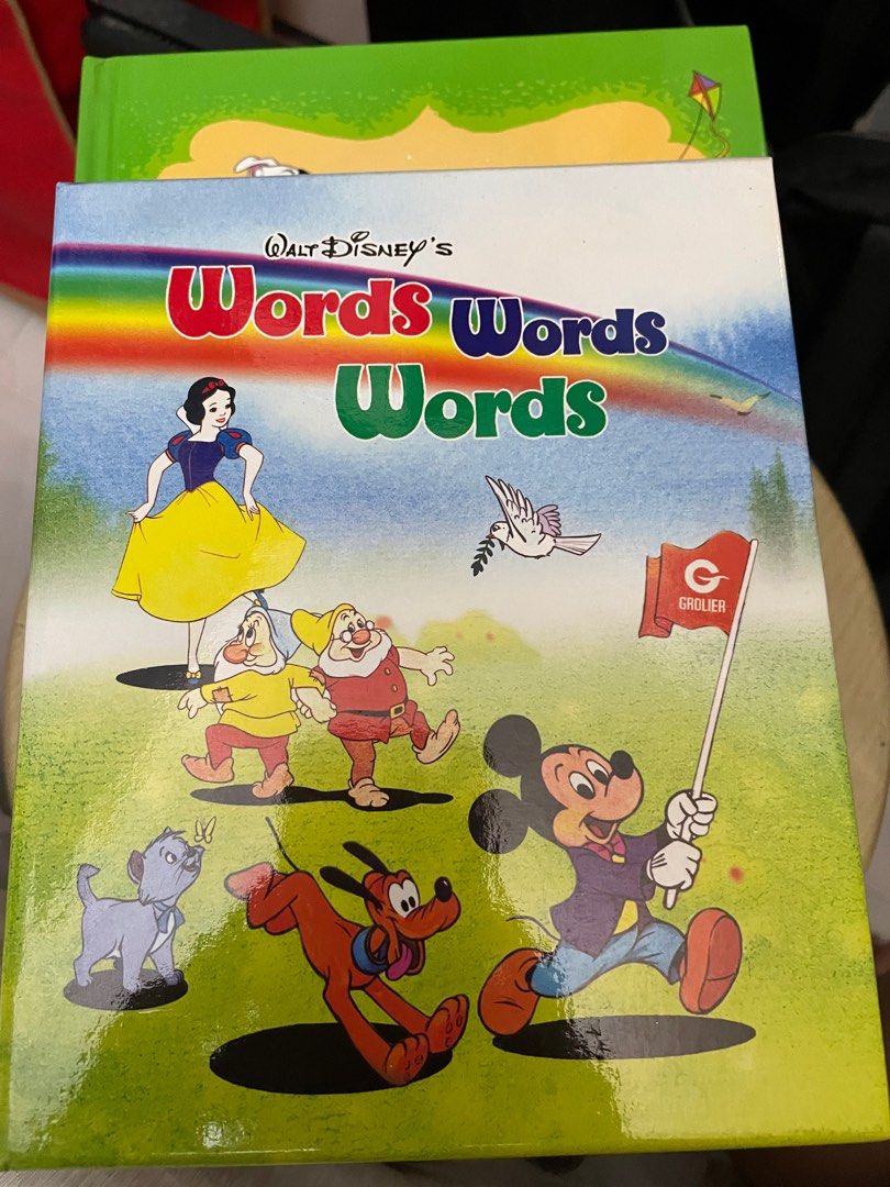 Walt Disney’s Words Words Words (4 books with CD), Hobbies & Toys ...