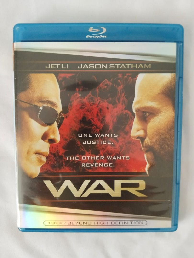 War - JEt Li & Jason Statham Blu Ray, Hobbies & Toys, Music & Media, CDs & DVDs on Carousell
