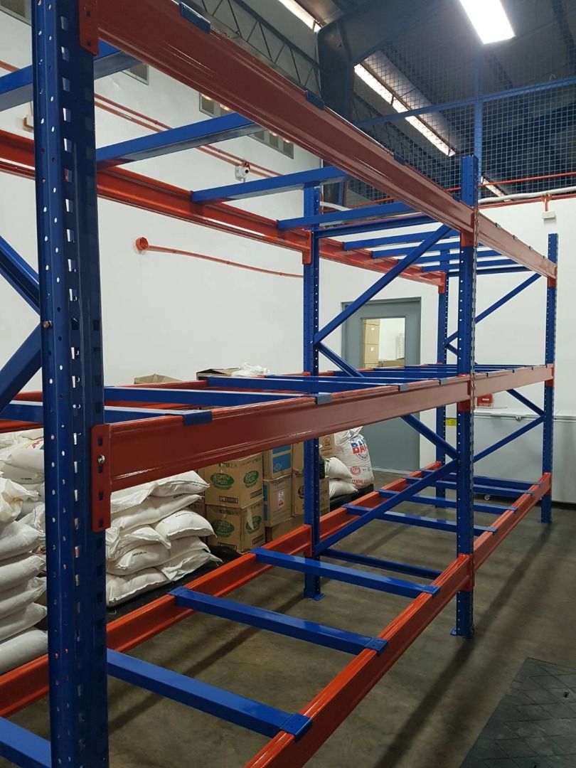 Warehouse Pallet Racking Type Adjustable Beam, Furniture & Home Living ...