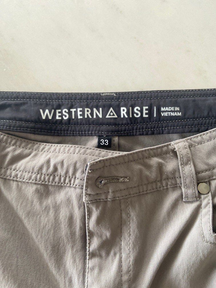 Western Rise AT Pant - 33 Waist, Men's Fashion, Bottoms, Trousers on ...