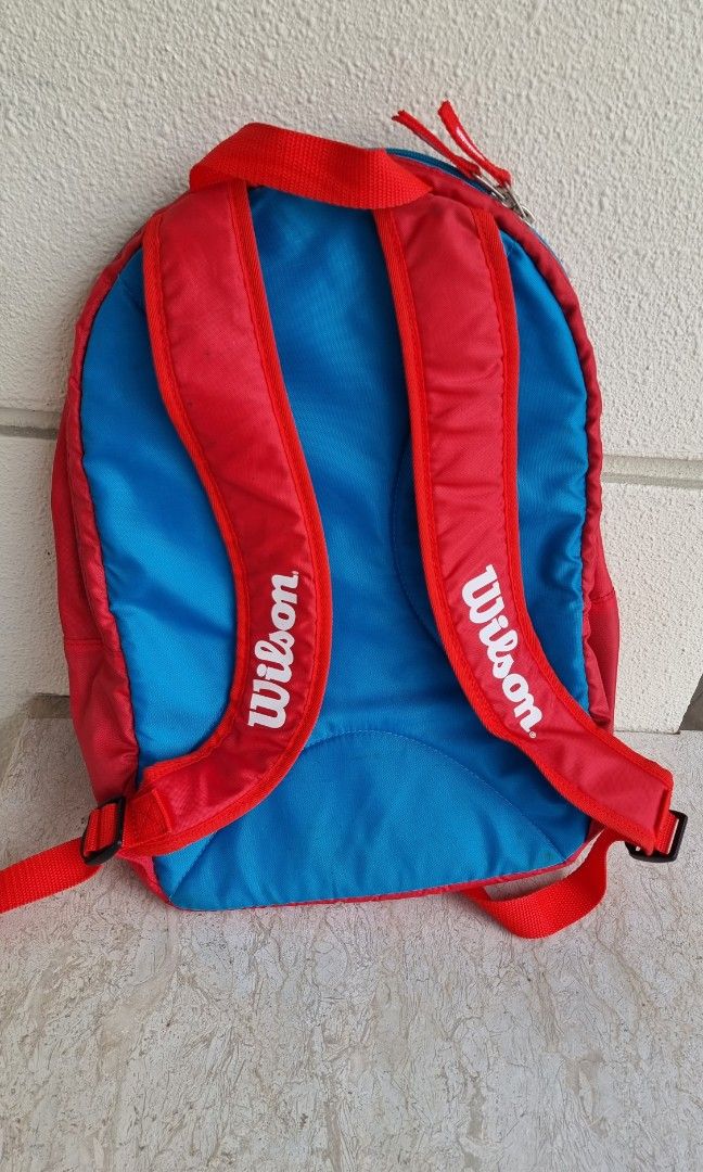 Wilson tennis backpack - kids junior bag, Sports Equipment, Sports ...