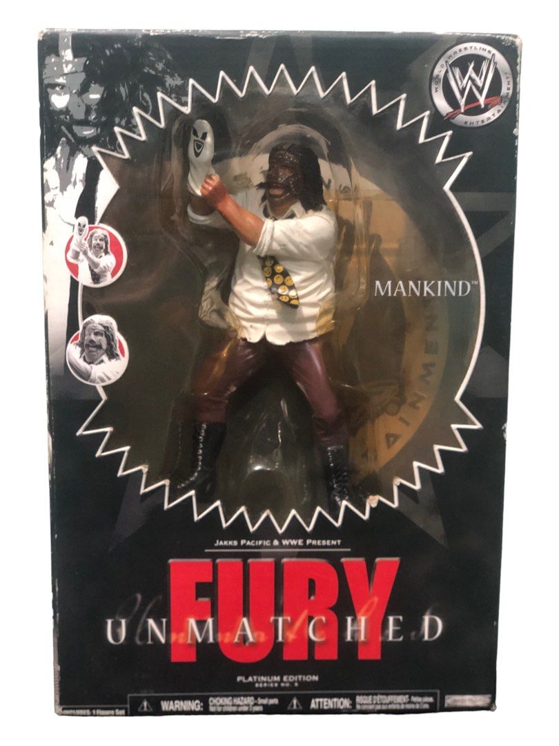 WWE Mankind Fury Unmatched Platinum Edition, Hobbies & Toys, Toys ...