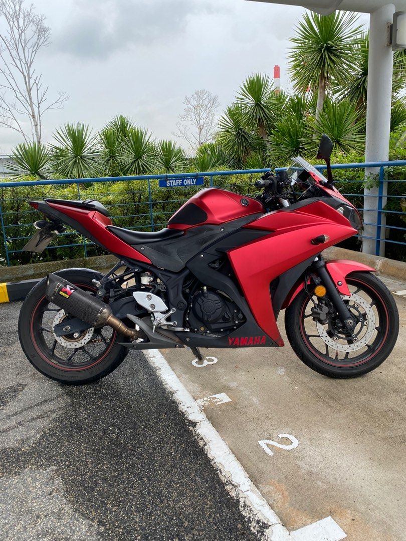 Yamaha r3, Motorcycles, Motorcycles for Sale, Class 2A on Carousell