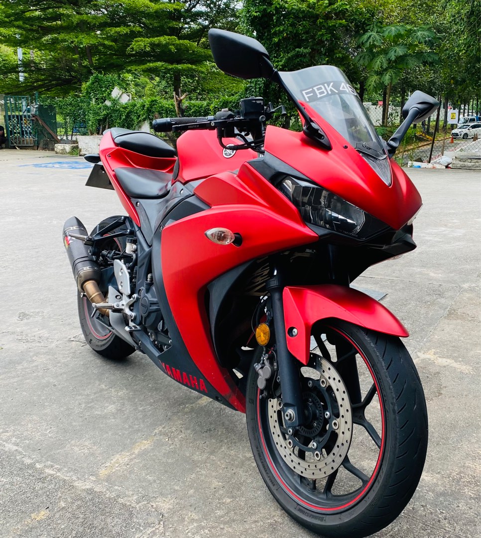 Yamaha r3, Motorcycles, Motorcycles for Sale, Class 2A on Carousell