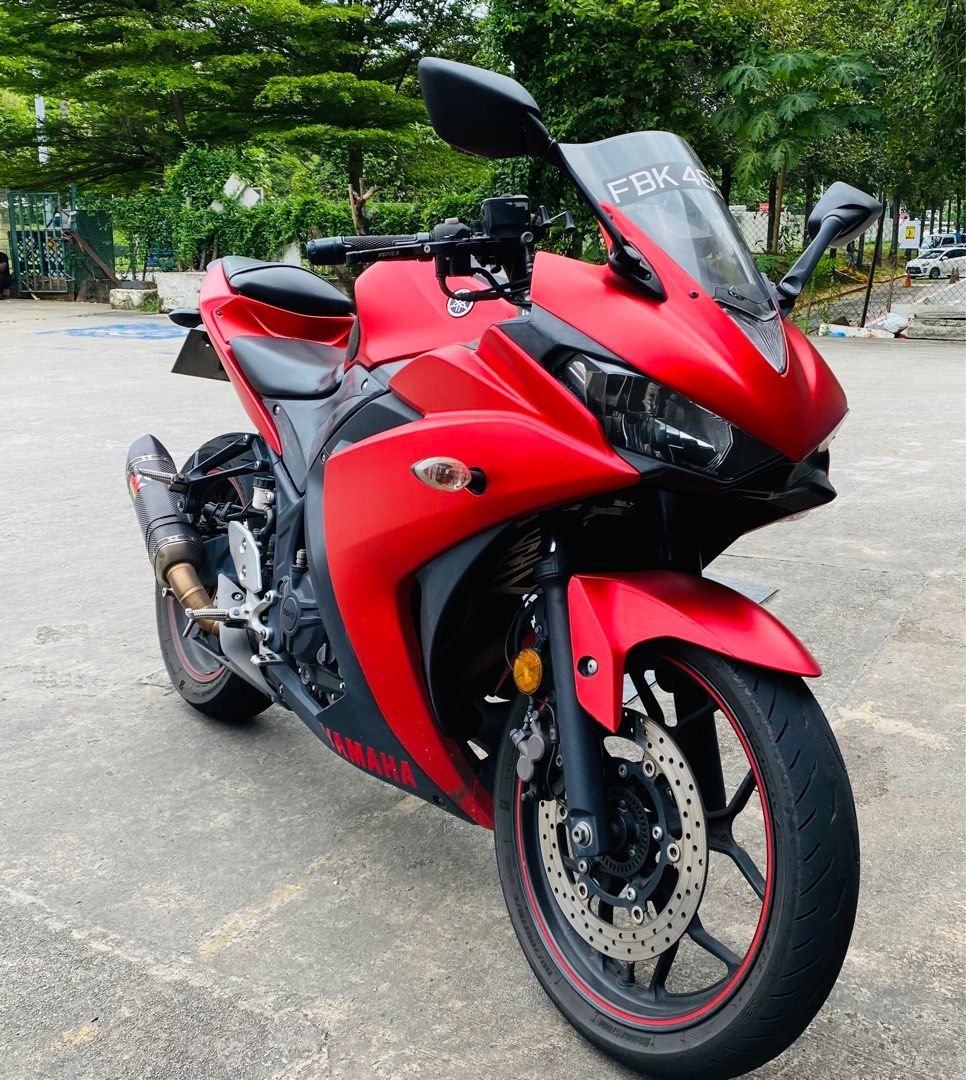 Yamaha r3, Motorcycles, Motorcycles for Sale, Class 2A on Carousell