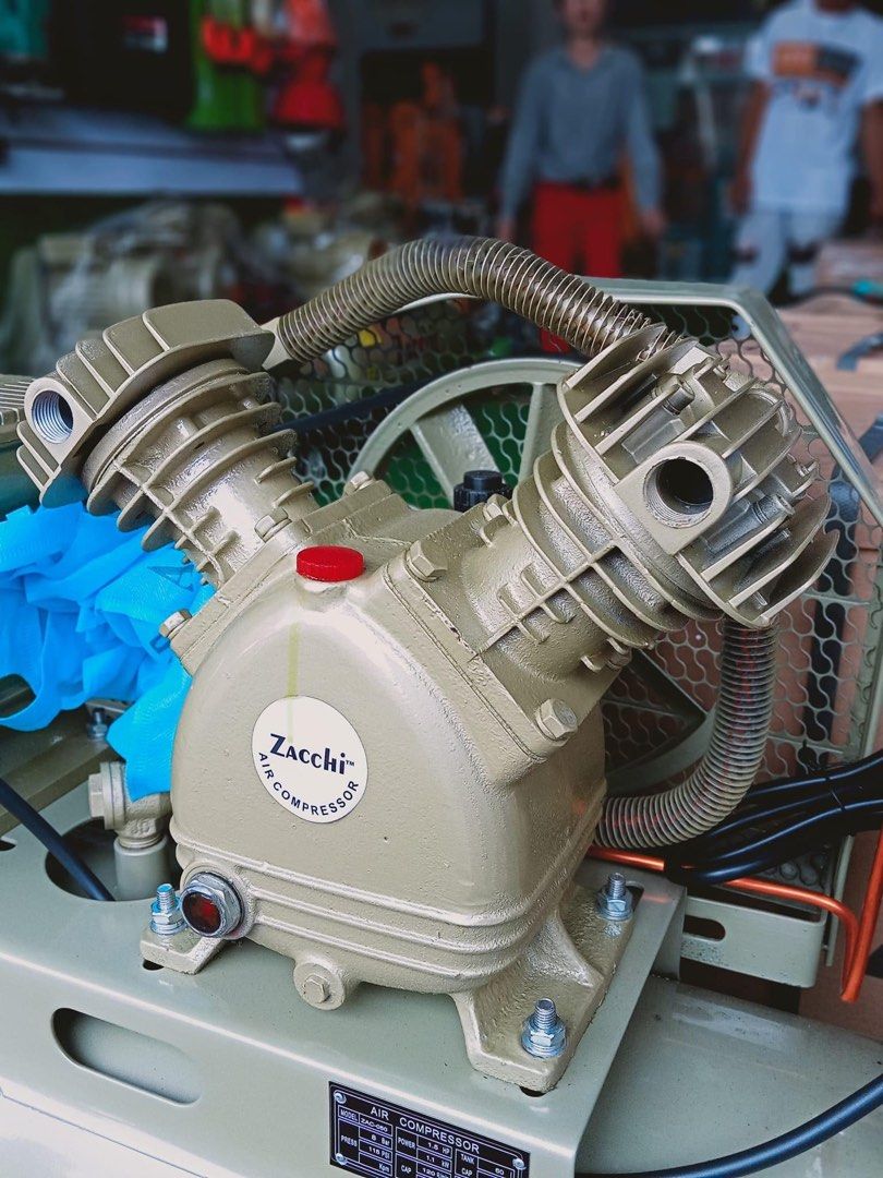 Zacchi Air Compressor 1.5HP, Furniture & Home Living, Home Improvement ...