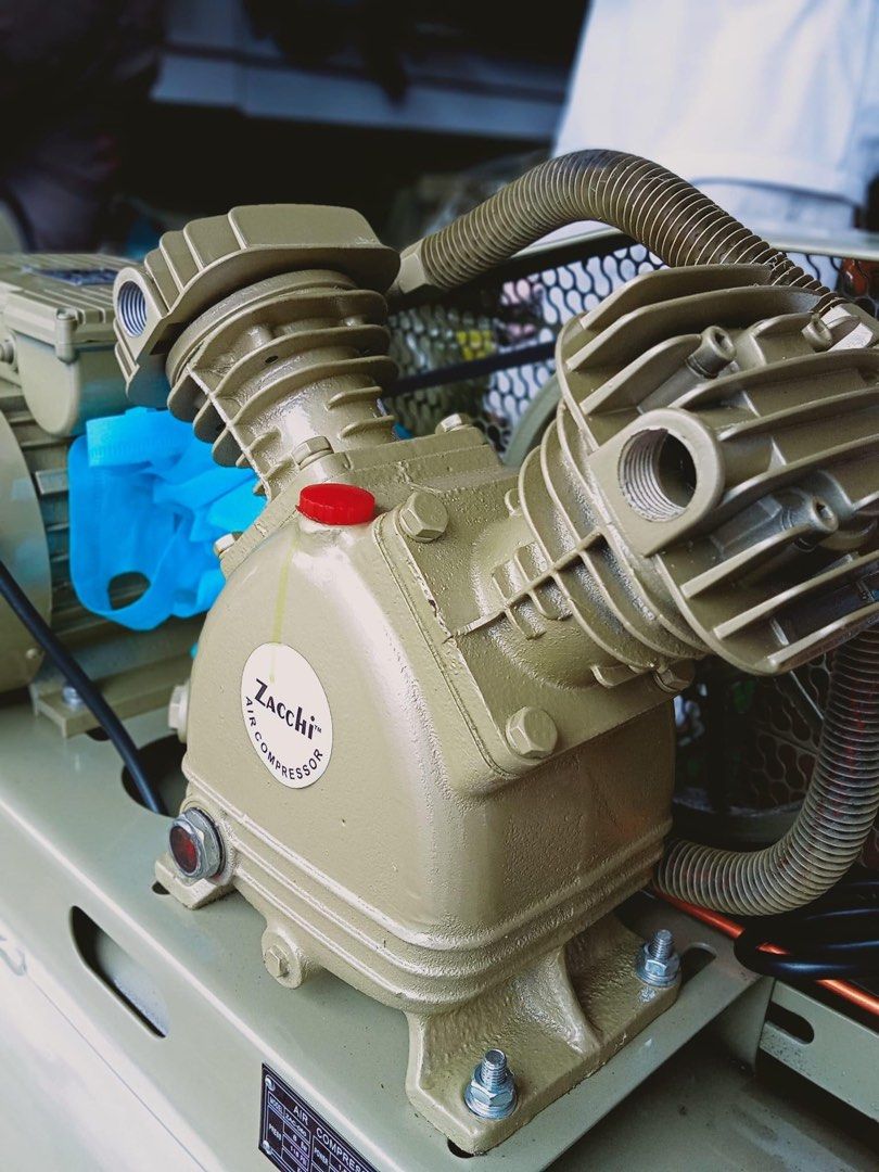 Zacchi Air Compressor 1.5HP, Furniture & Home Living, Home Improvement ...