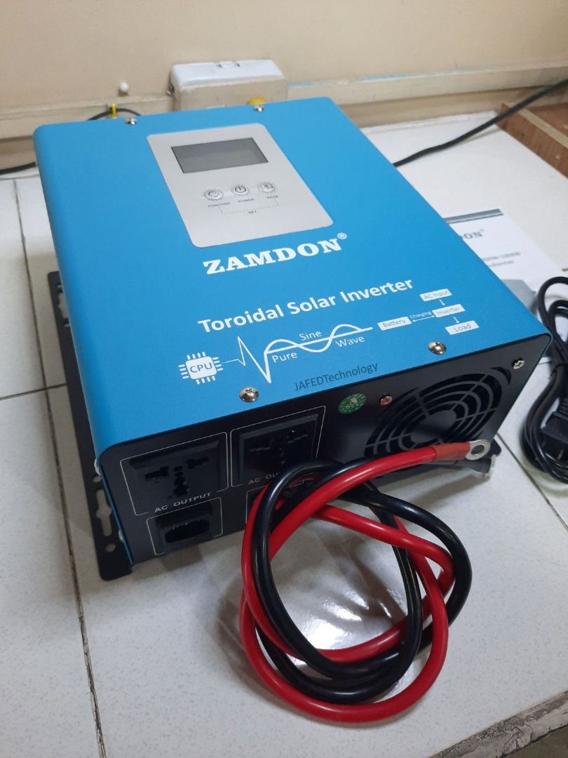 Zamdon 1kw 24v Wall Mounted Offgrid Pure Sine Wave Toroidal Power ...