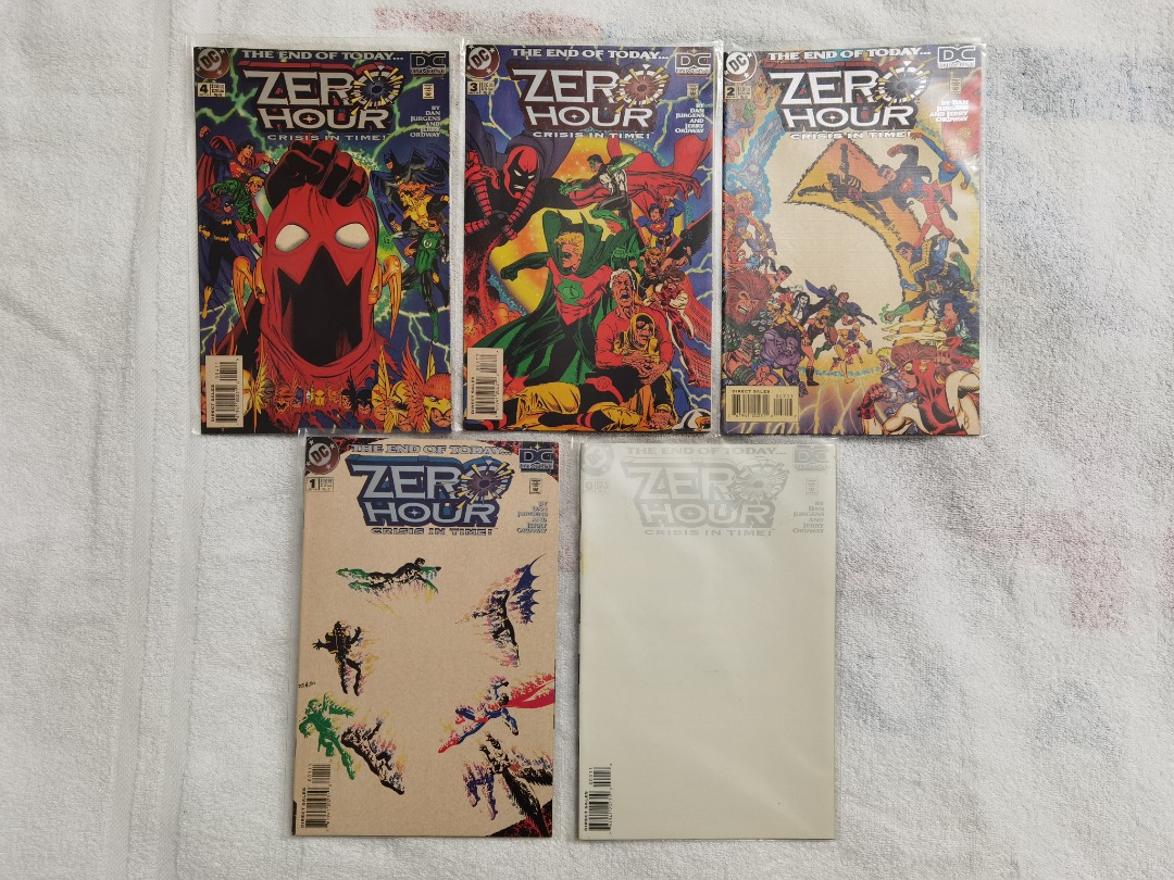ZERO HOUR Crisis In Time. DC Comics 1994 crossover event. Story and art ...