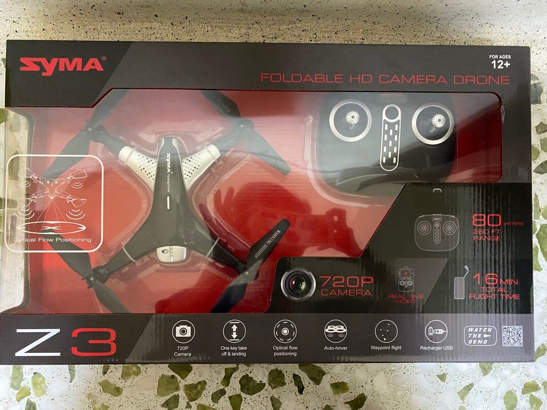 ZYMA Z3 Foldable HD camera Drone, Hobbies & Toys, Toys & Games on Carousell