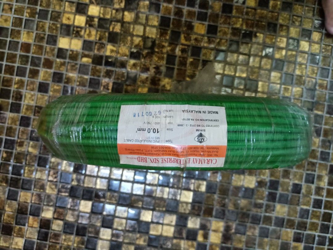 10mm caramay PVC cable, Furniture & Home Living, Home Improvement ...