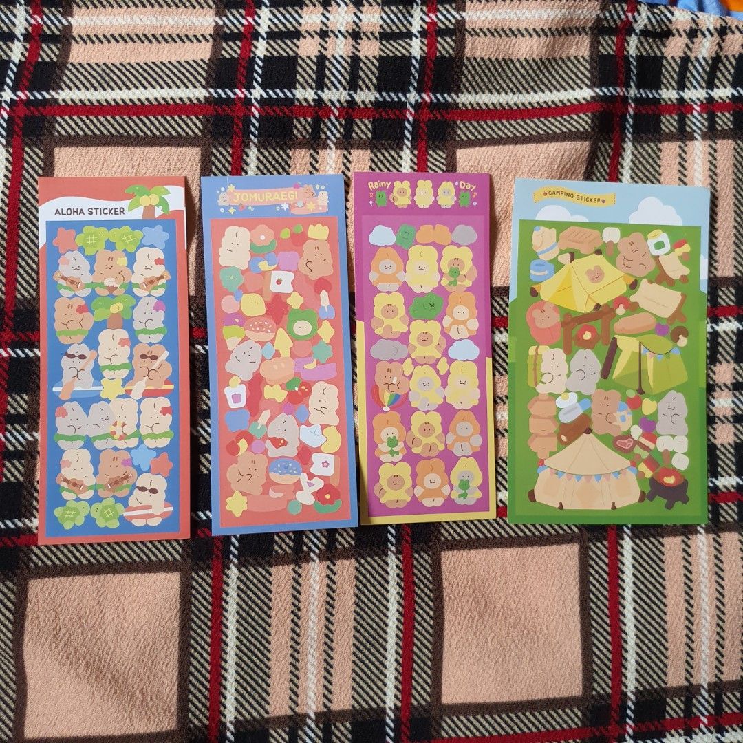 $0.80 cute sticker sheets! l4l dm, Hobbies & Toys, Stationery & Craft ...