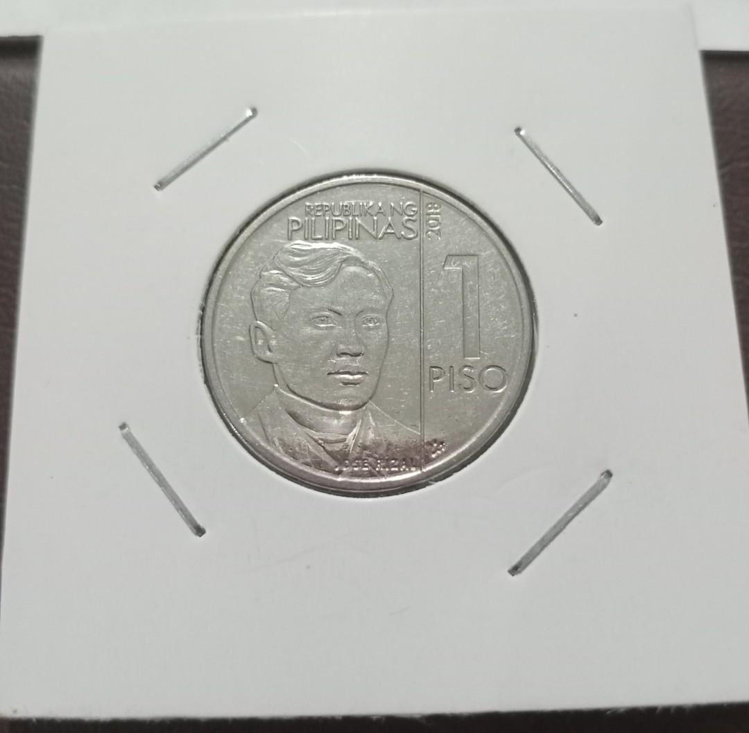 2018 1 peso coin HIGH MINT MARK, Hobbies & Toys, Memorabilia ...