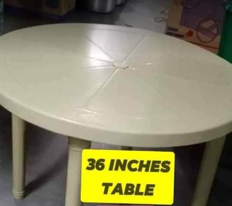 36" ROUND MONOBLOCK TABLE, Furniture & Home Living, Furniture, Tables ...