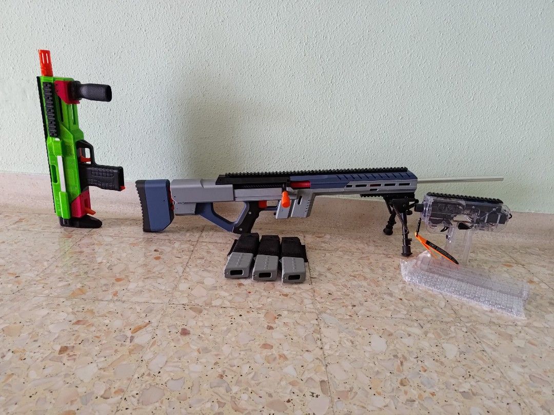 3D Printed Nerf Blasters. FTEC-1 and Wrenfield, Sports Equipment, Other Sports Equipment and ...