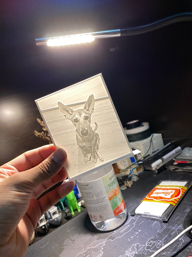 3D Printed Photo (Lithophane), Furniture & Home Living, Home Decor ...