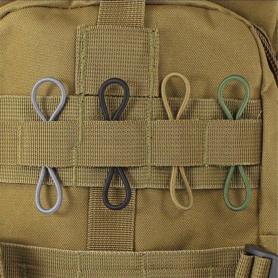 4pc Molle Multi Purpose Rope Accessories Binding Retaine For PTT ...