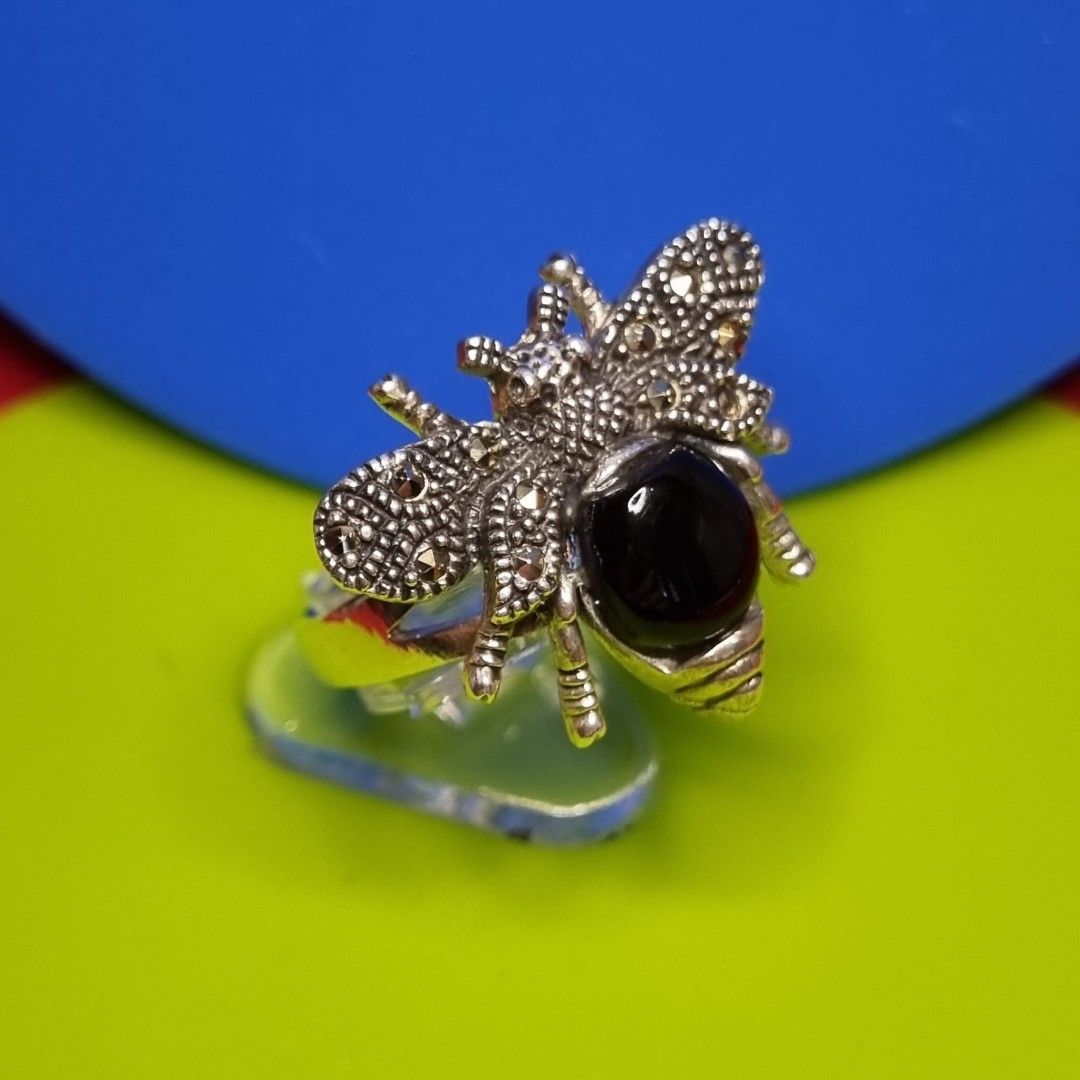 925 Silver Bee Ring, Women's Fashion, Jewelry & Organisers, Rings on ...