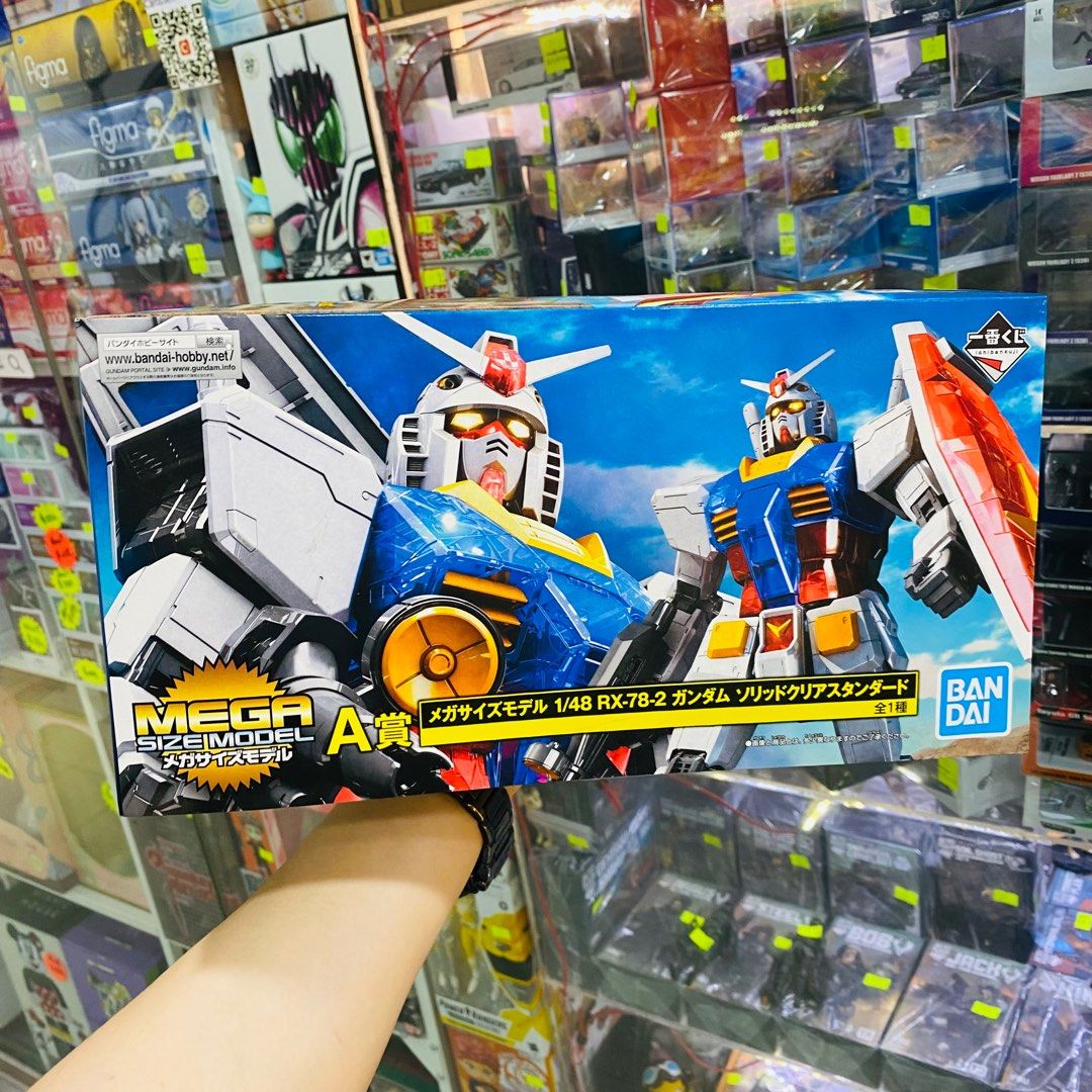 特價清貨 2021 Bandai Gundam Gunpla Mega Size Model 1/48 RX-78-2 機動戰士高達 A賞 ...