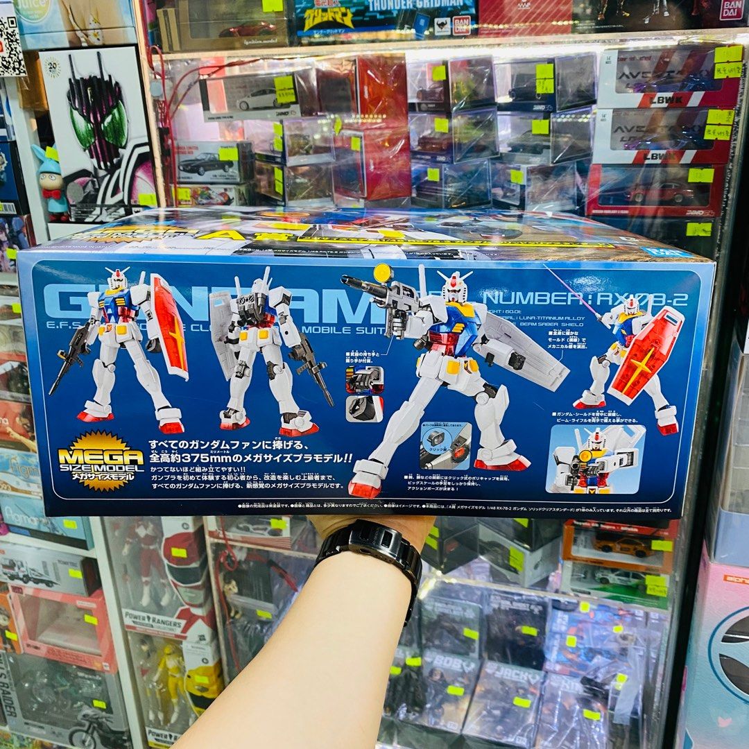 特價清貨 2021 Bandai Gundam Gunpla Mega Size Model 1/48 RX-78-2 機動戰士高達 A賞 ...