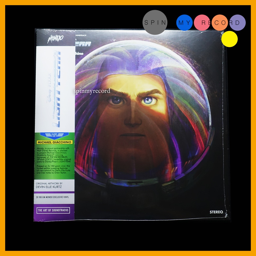 [現貨] Lightyear 光年正傳 (2022) Original Soundtrack 電影原聲帶 Exclusive Purple ...