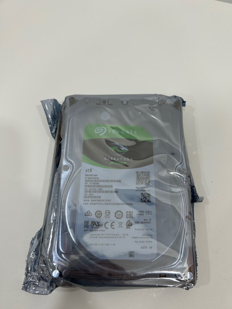 希捷 Seagate Skyhawk 4TB 64MB 3.5" SATA3硬碟 ST4000VX007 , 電腦＆科技, 電腦周邊及配件 ...