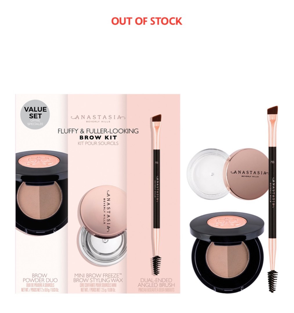 ABH Fluffy & Fuller Looking Brow Kit, Beauty & Personal Care, Face ...