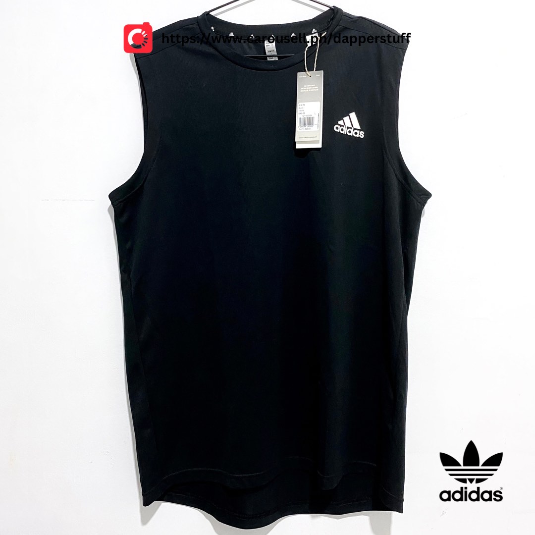 Adidas Tank Top Mens Fashion Activewear On Carousell