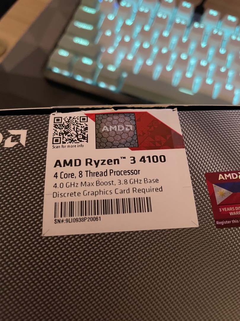 AMD Ryzen 3 4100, Computers & Tech, Desktops on Carousell