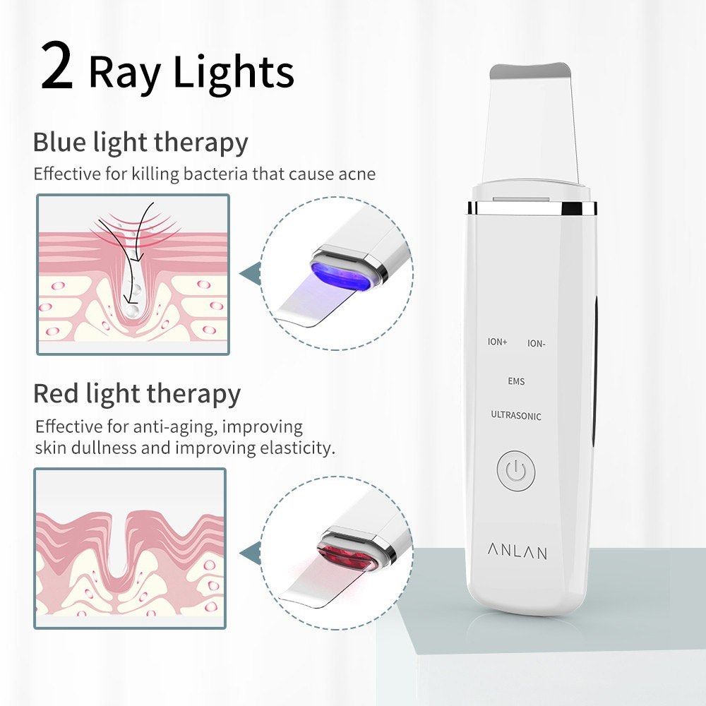 Anlan Beauty Ultrasonic Skin Scrubber, Beauty & Personal Care, Face ...