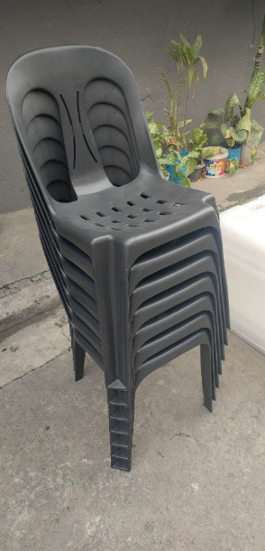 APOLLO BLACK MONOBLOC CHAIRS - To Taguig, Furniture & Home Living ...