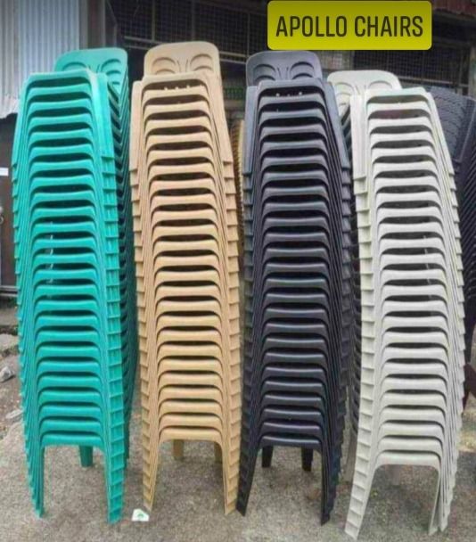 APOLLO BLACK MONOBLOC CHAIRS - To Taguig, Furniture & Home Living ...