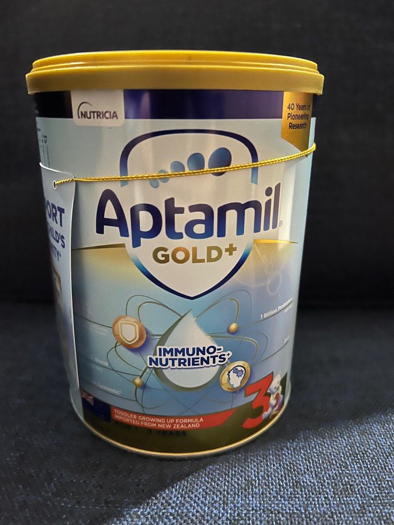 APTAMIL gold + stage 3 formula milk 900g expiry 2024, Babies & Kids, Nursing & Feeding ...