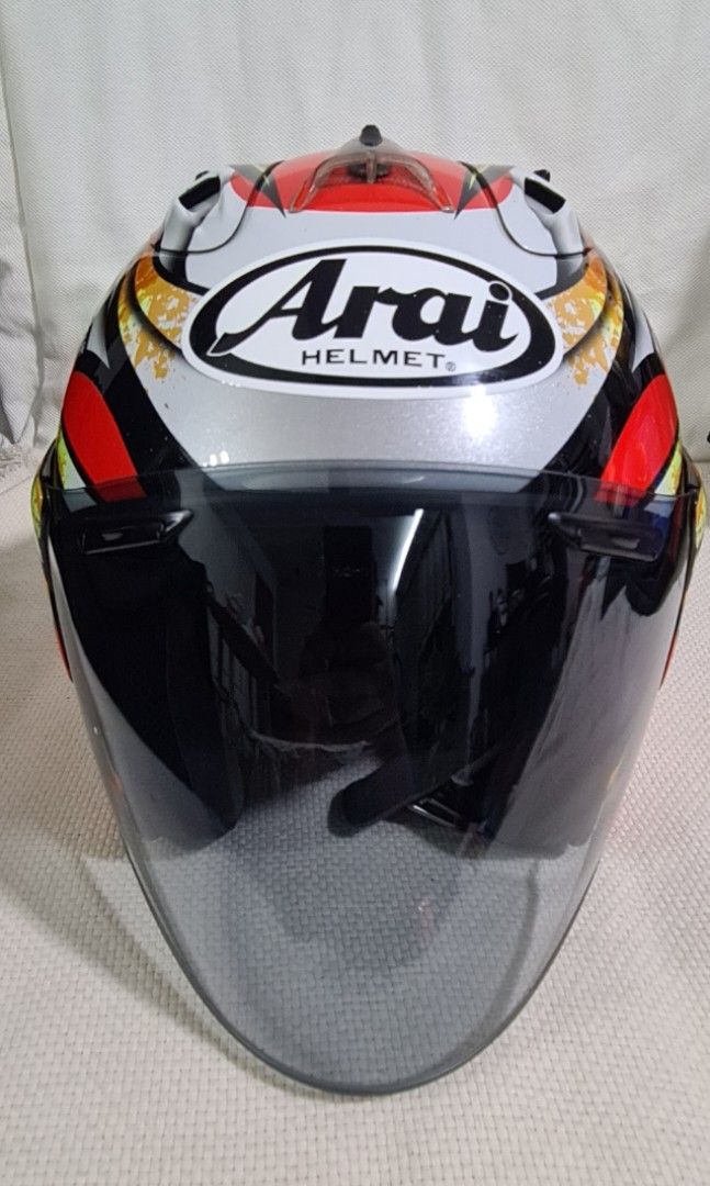 Arai ram 4 Nakagami, Motorcycles, Motorcycle Apparel on Carousell