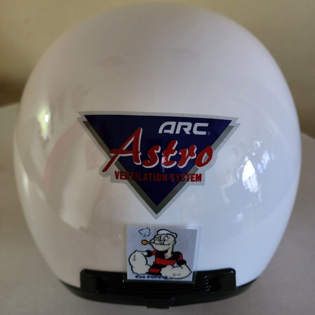 ARC ASTRO HELMET WHITE COLOR, Motorcycles, Motorcycle Accessories on ...