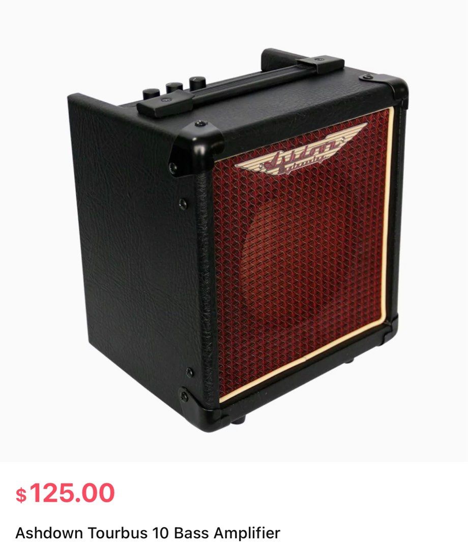 Ashdown Tour Bus 10 Bass Amplifier, Hobbies & Toys, Music & Media ...