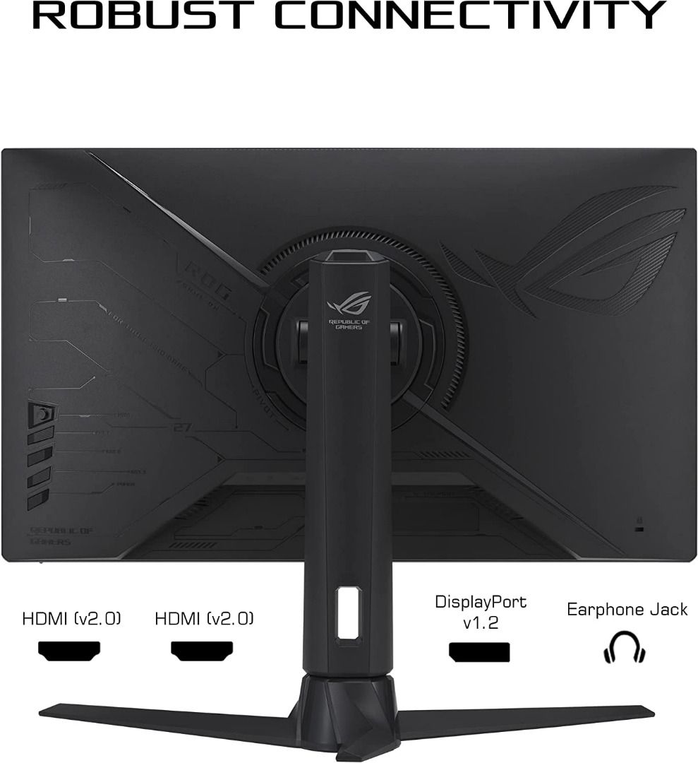 ASUS ROG Strix 27 inch Gaming Monitor XG276Q 27 inch Full HD (1920 x ...