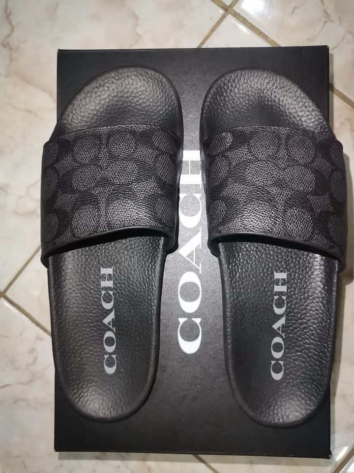 Authentic coach slides women, Women's Fashion, Footwear, Flats ...