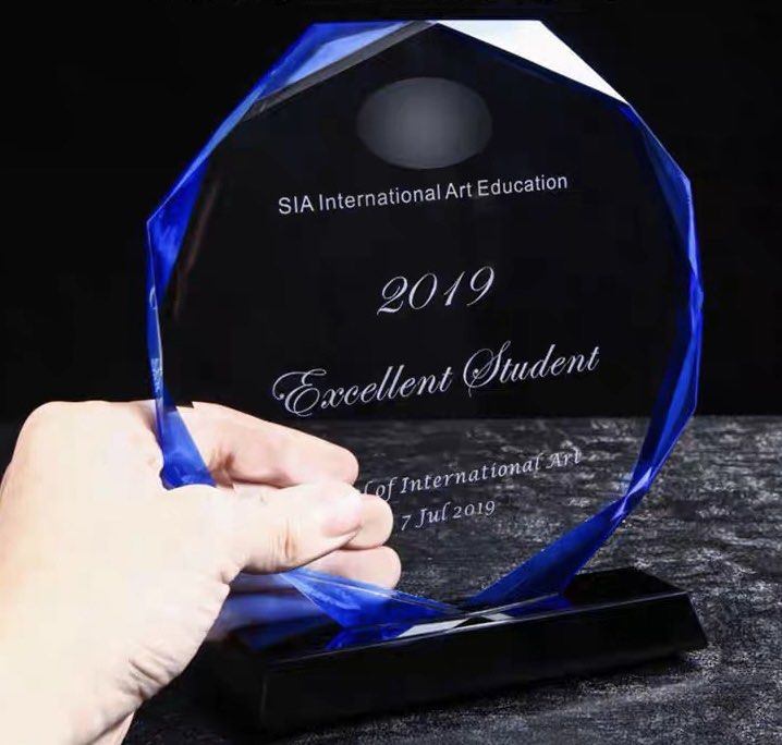 Awards - Octagon Crystal Plaque, Everything Else on Carousell