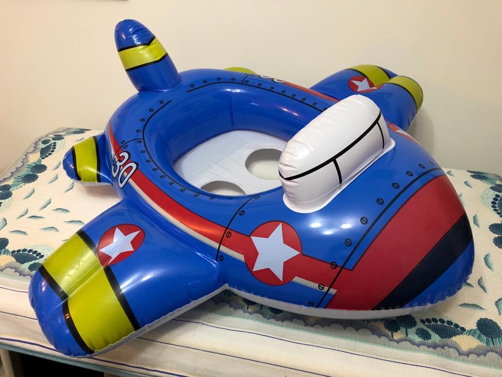 Baby Float Aeroplane (Swimming pool aquatic toy), Babies & Kids, Infant ...
