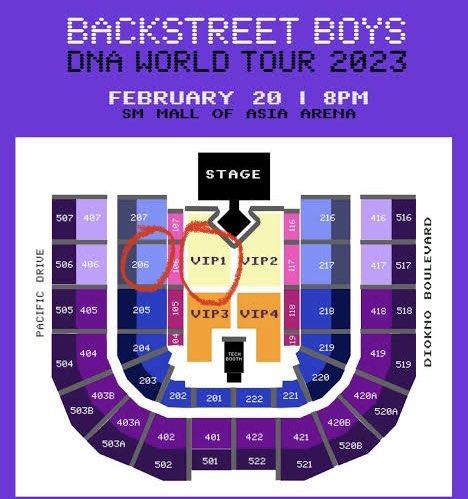 Backstreet Boys VIP 1 and Lower Box Premium Tickets, Tickets & Vouchers ...