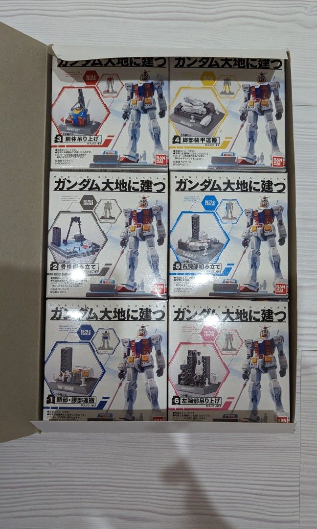 Bandai Candy Toy: Real Grade 1/1 Gundam Construction Set, Hobbies ...