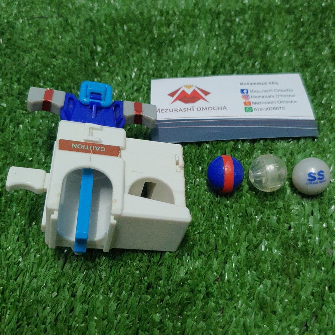 Battle B-Daman Cobalt Blaster + Cartridge System Parts (Original Takara ...