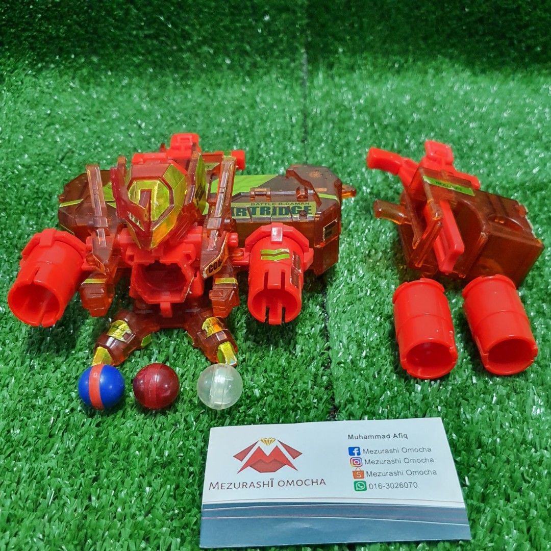 Battle B-Daman Cobalt Blaster Cartridge Rensya Edition (Original Takara ...