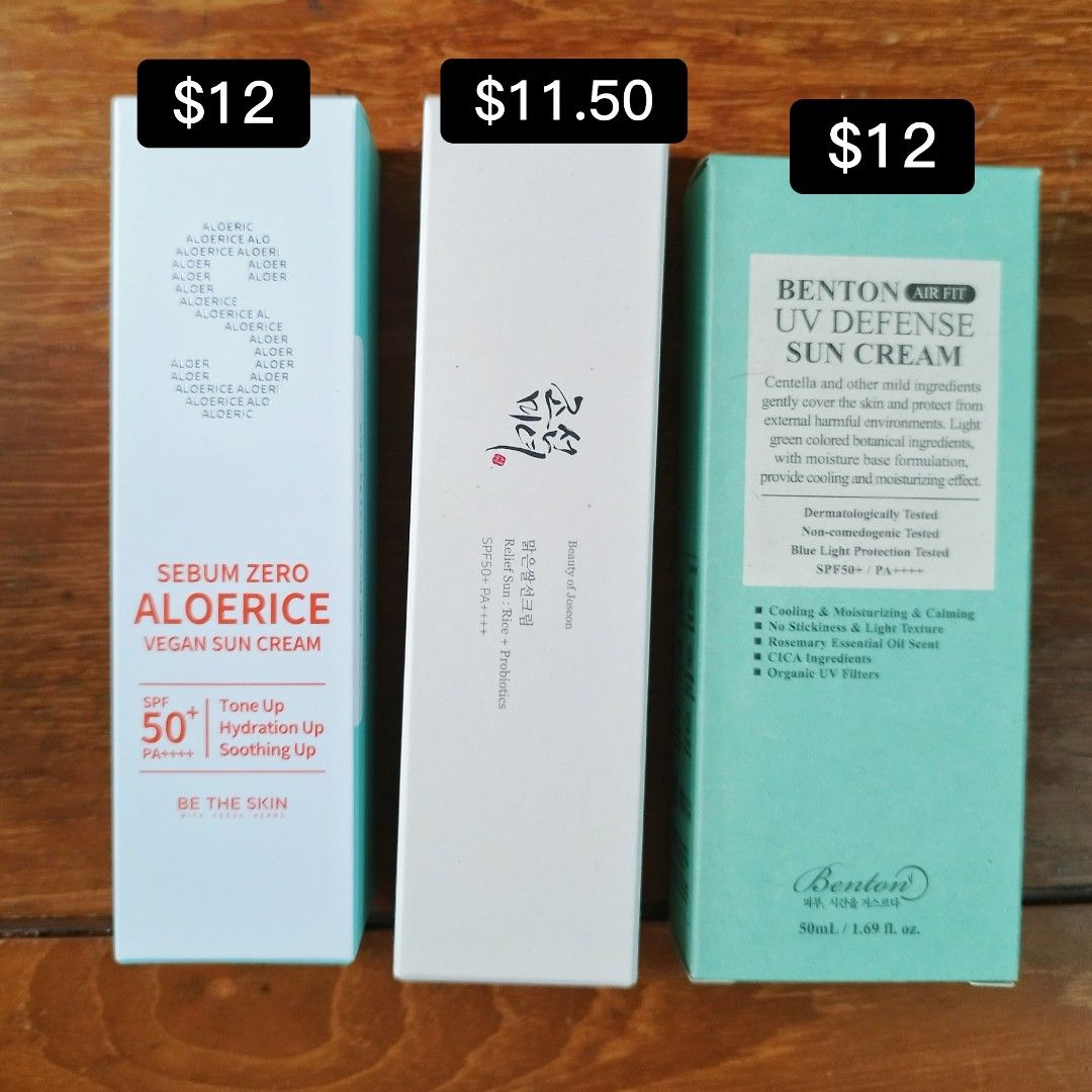 Beauty of Joseon Benton Sunscreen UV, Beauty & Personal Care, Face ...