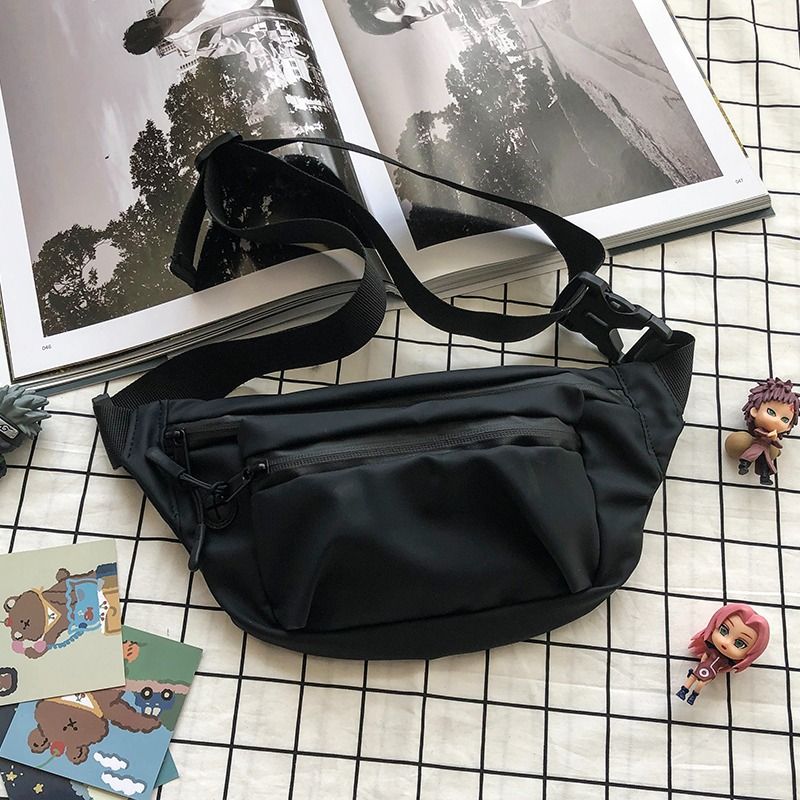 Black Bum Bag | Shoulder Bag | Crossbody Bag | Chest Bag | Waterproof ...