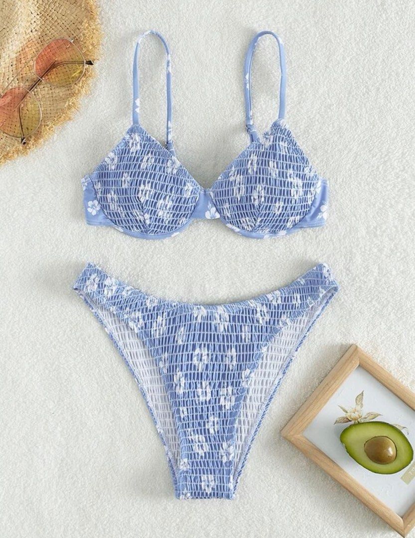 Blue Bikini, Women's Fashion, Swimwear, Bikinis & Swimsuits on Carousell