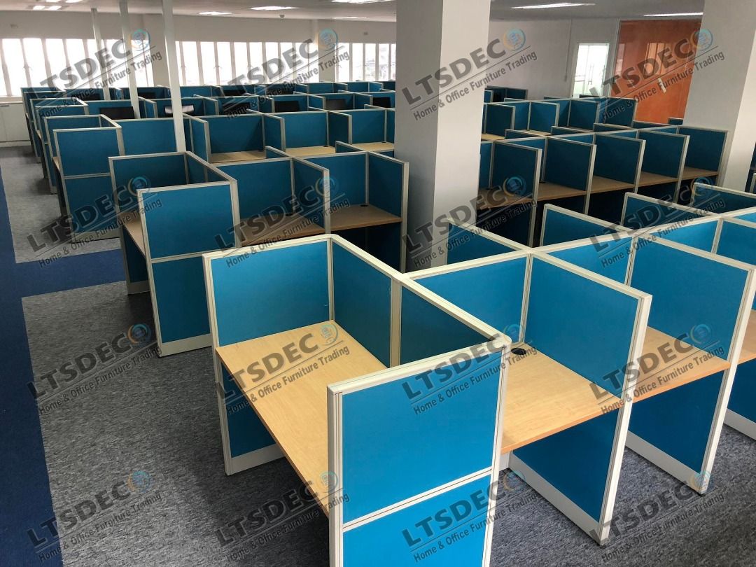 BPO CUBICLES OFFICE PARTITION WORKSTATION TABLE OFFICE FURNITURE ...