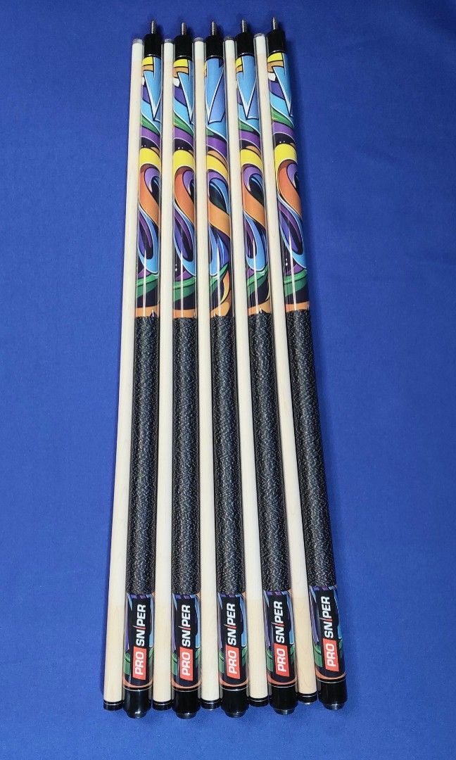 BRAND NEW - PRO SNIPER CUES, Sports Equipment, Sports & Games, Billiards and Bowling on Carousell